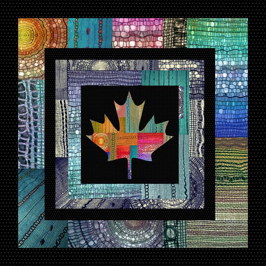 Patchwork Leaf Mixed Media by Tara Turner | Fine Art America