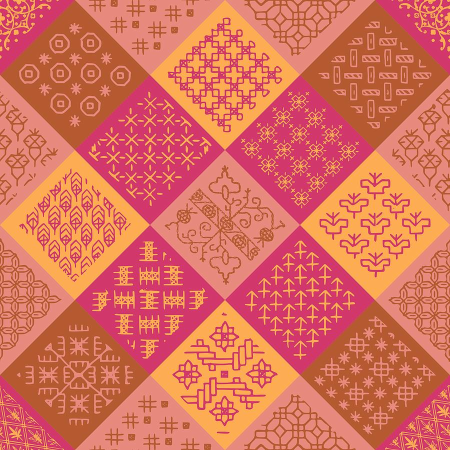 Patchwork Plan Digital Art by Emmie Norfolk | Fine Art America