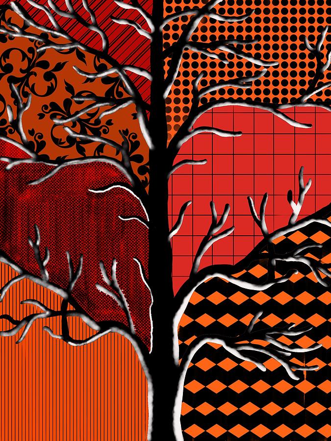 Patchwork Tree Digital Art by Natalie Parker - Fine Art America