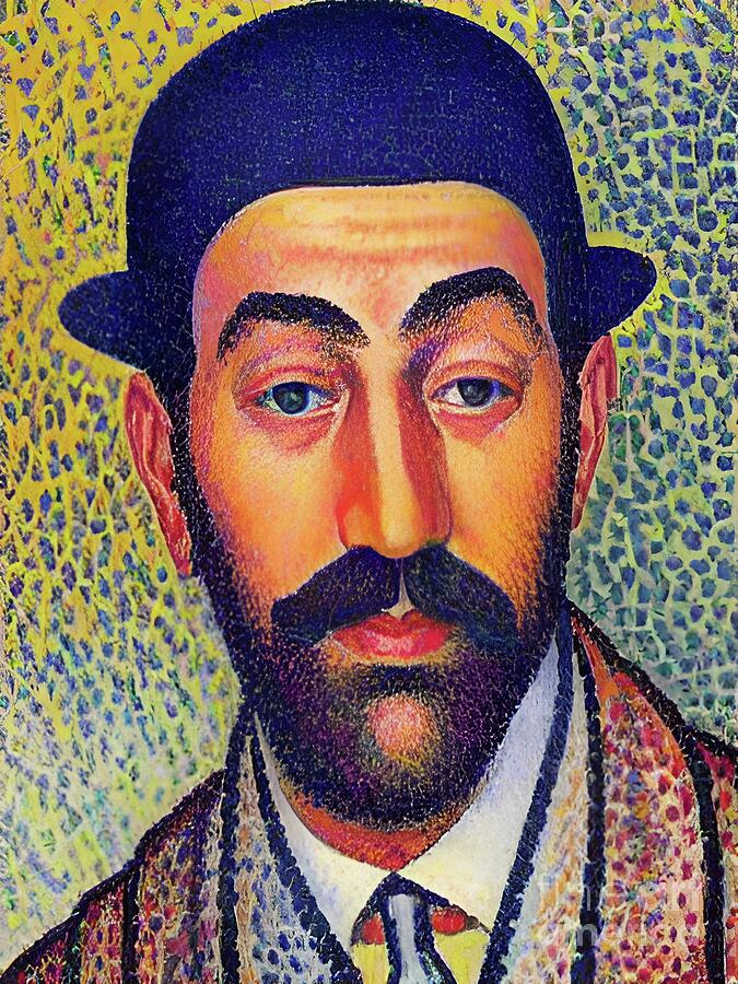 Paul Signac expressionist portrait Digital Art by Christina Fairhead ...