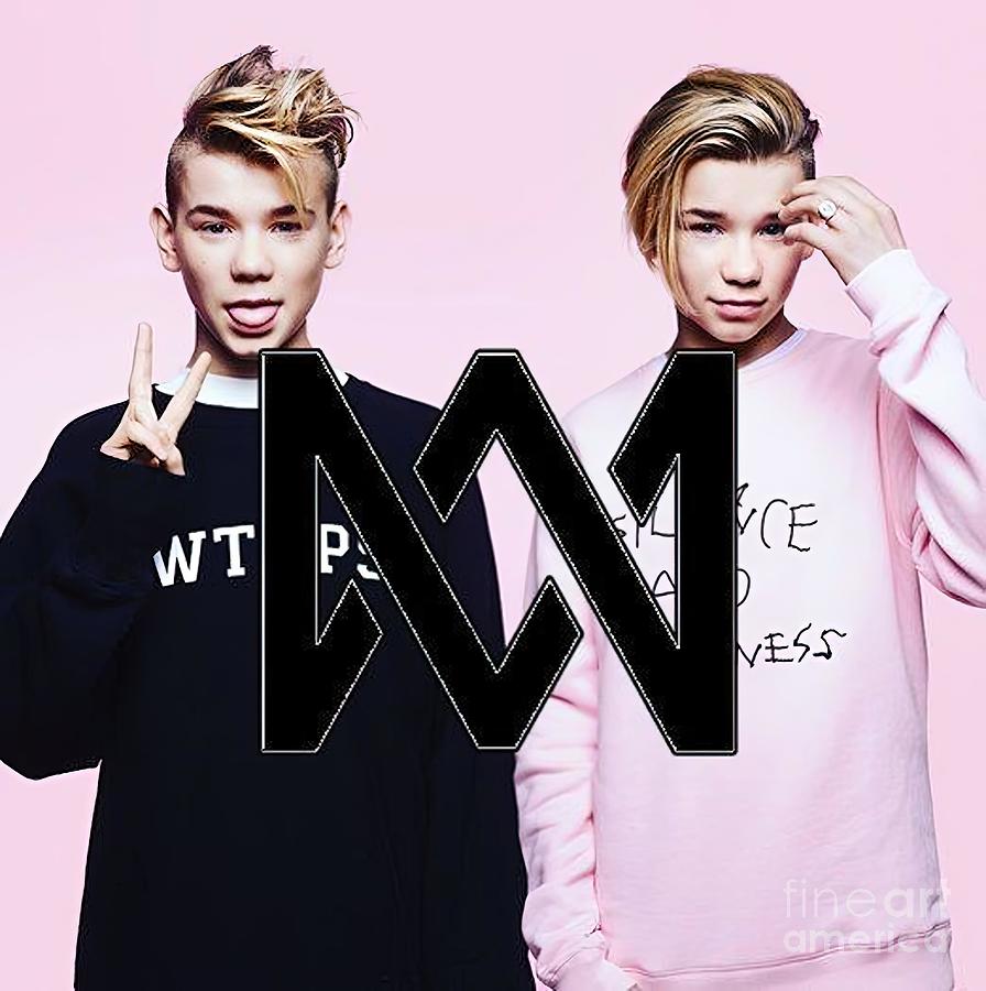 Peace Cool Boys Painting by Lee Jasmine - Fine Art America