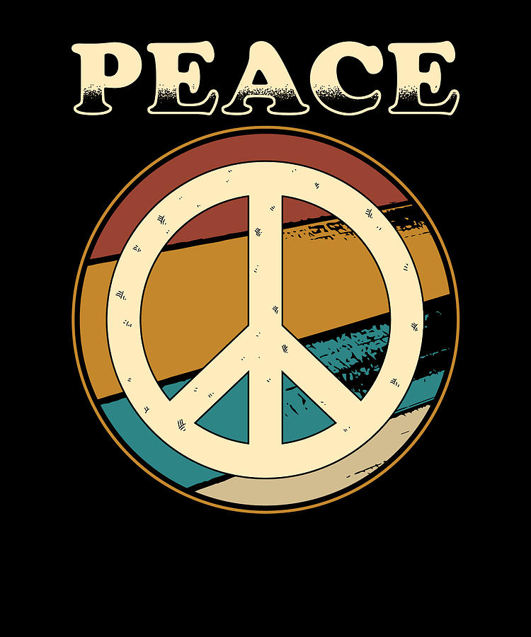 Peace Sign Digital Art By Manuel Schmucker Fine Art America