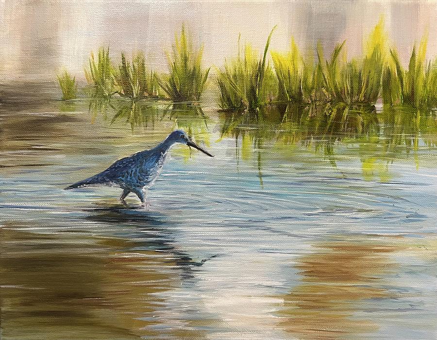 Peaceful Stroll Painting by Sabine Baeckmann - Fine Art America