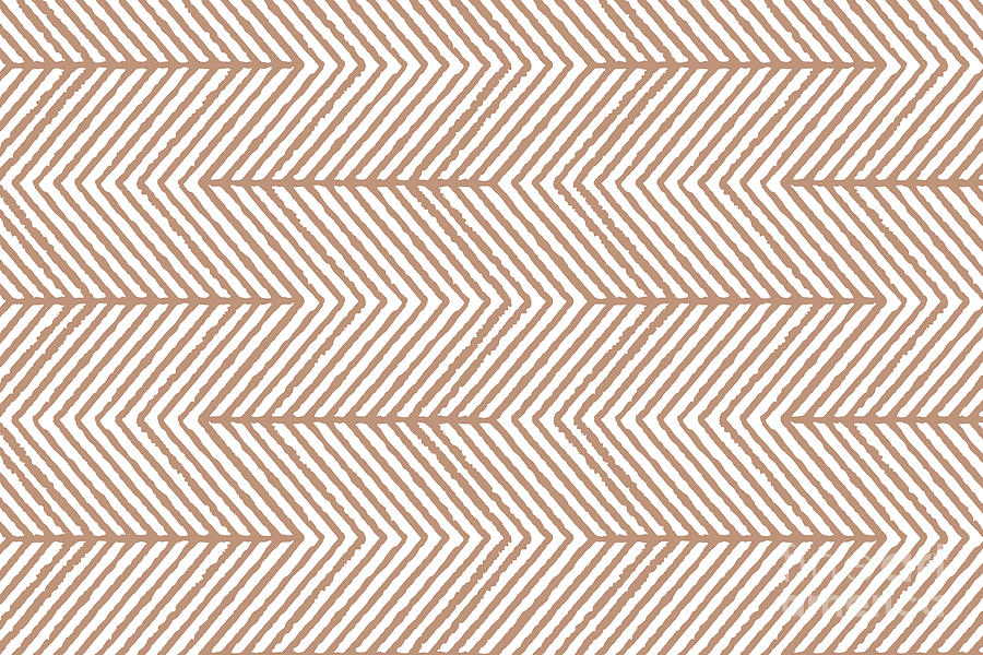 Peach White Abstract Diagonal Chevron Stripe Pattern Pairs 2023 COTY ...