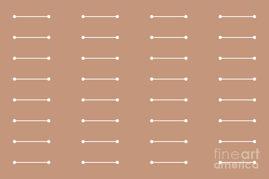 Peach White Minimal Modern Stripe Polka Dot Mudcloth Pattern - 2023 ...