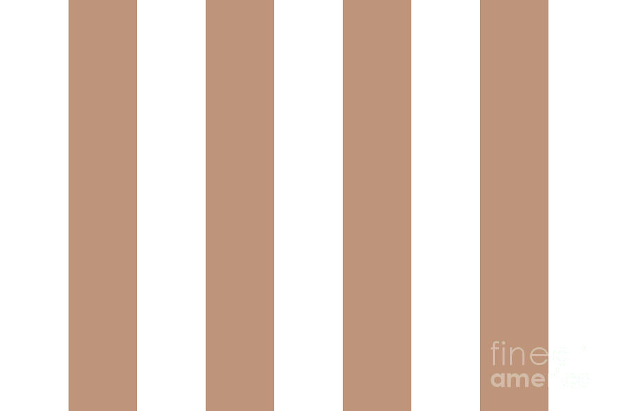 Peach White Minimal Vertical Stripe Pattern Pairs 2023 COTY Desert ...