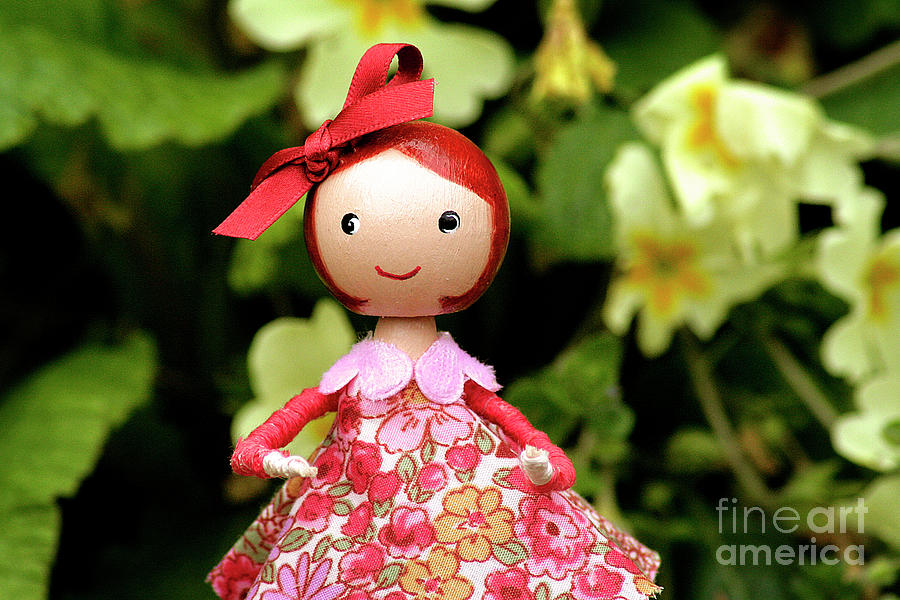 Peg Doll Closeup Digital Art by Bigalbaloo Stock - Fine Art America