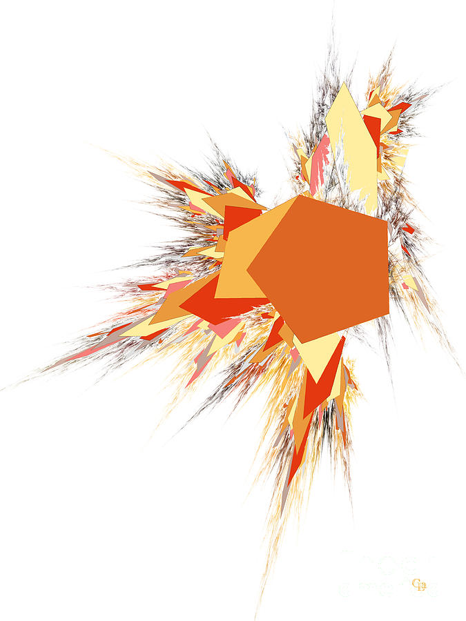 Pentagons Digital Art by Galina Lavrova | Fine Art America