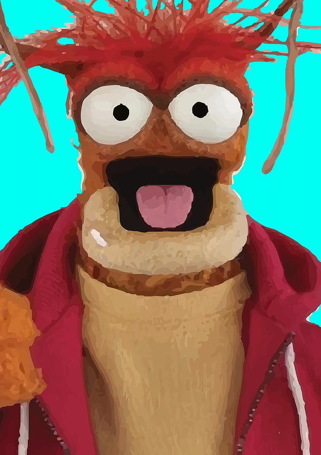 Pepe the King Prawn Poster retro Painting by Philip Williams - Pixels