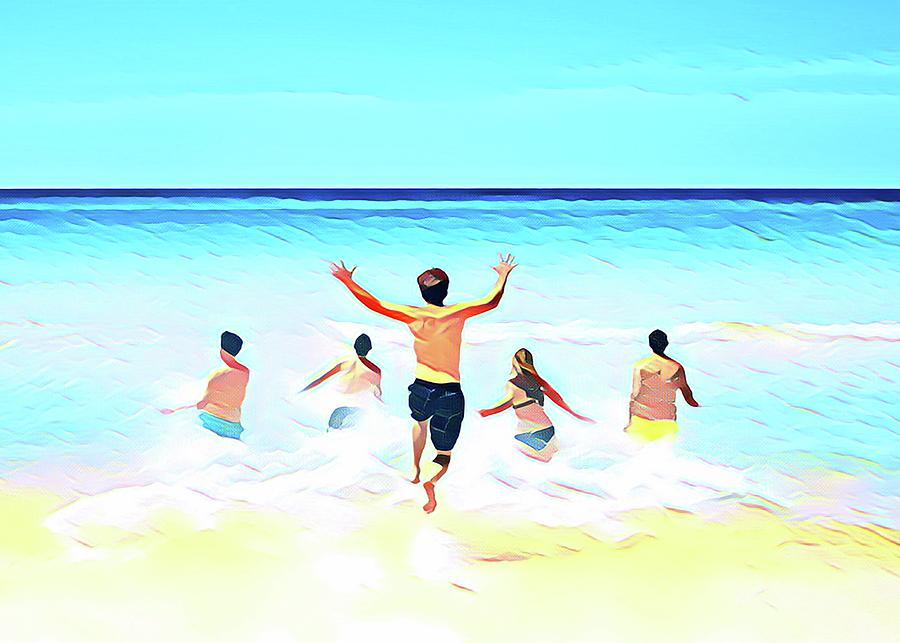 Perfect Beach Day Digital Art by Picture Shop By Paul - Fine Art America