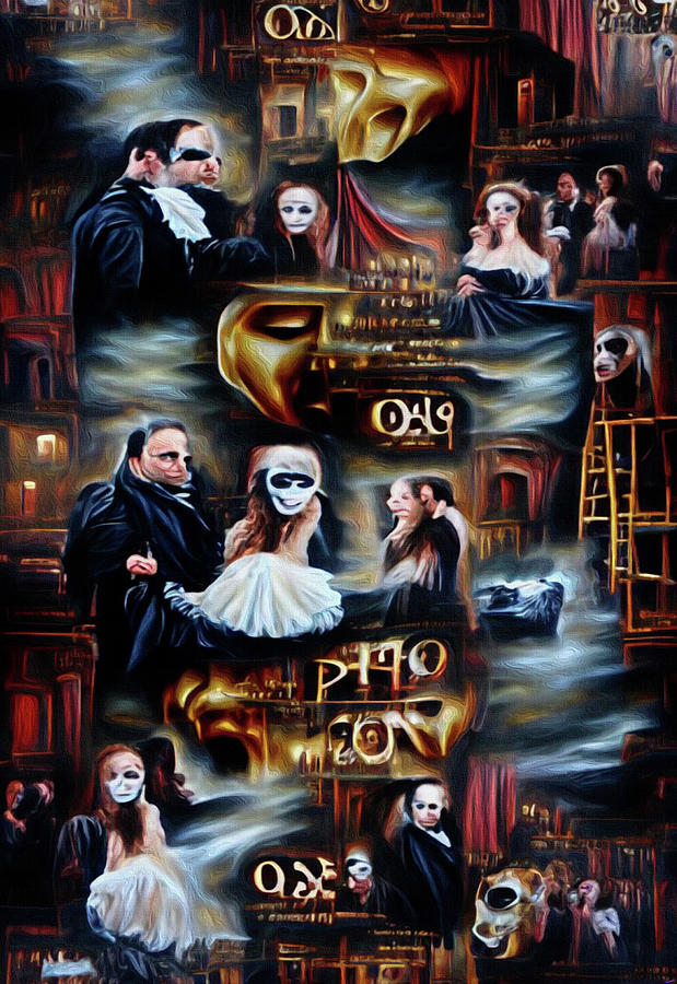 Phantom Opera Digital Art by Michelle Hoffmann - Pixels
