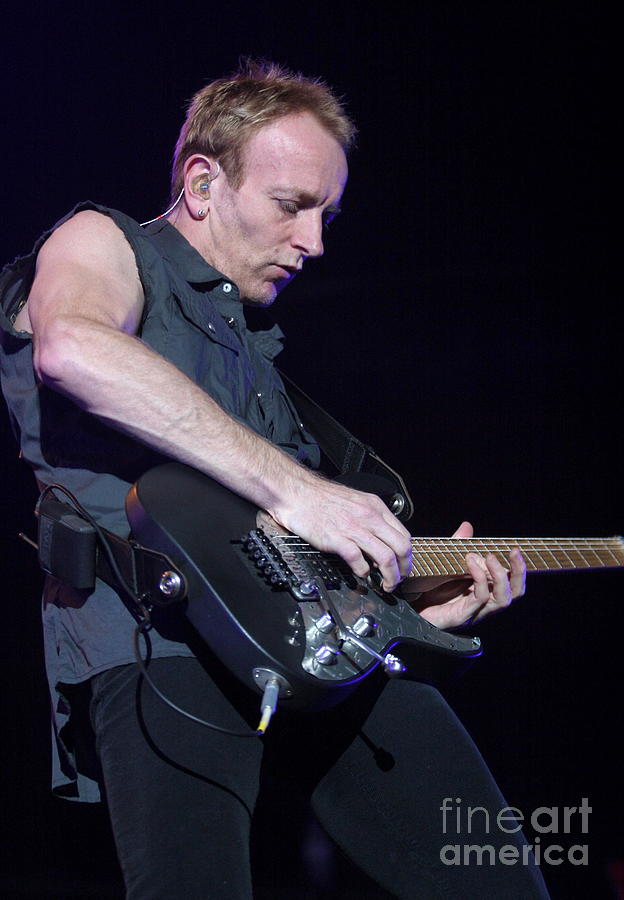 Phill Collen - Def Leppard Photograph by Concert Photos - Fine Art America