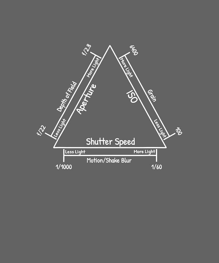 Photography Triangle Of Exposure Dslr Classic Painting by Alfie ...