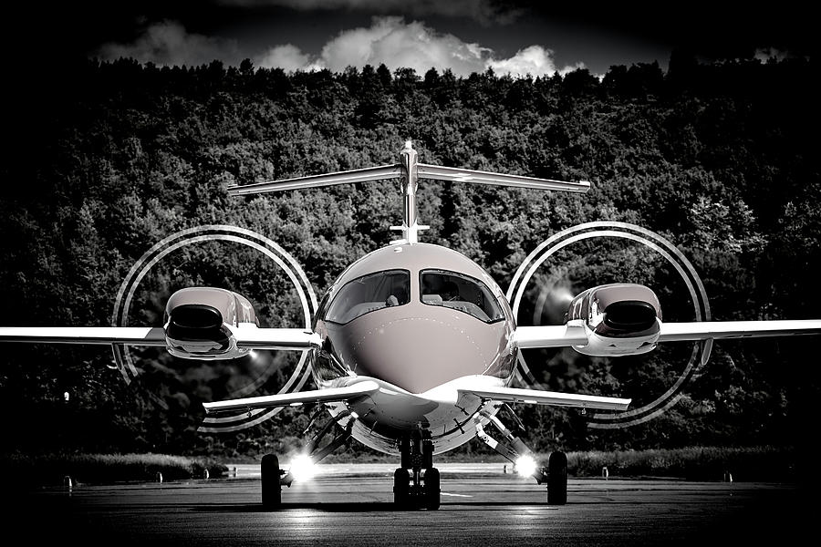 Piaggio P180 EVO Business Aviation. Photograph by Paul Cordwell - Pixels