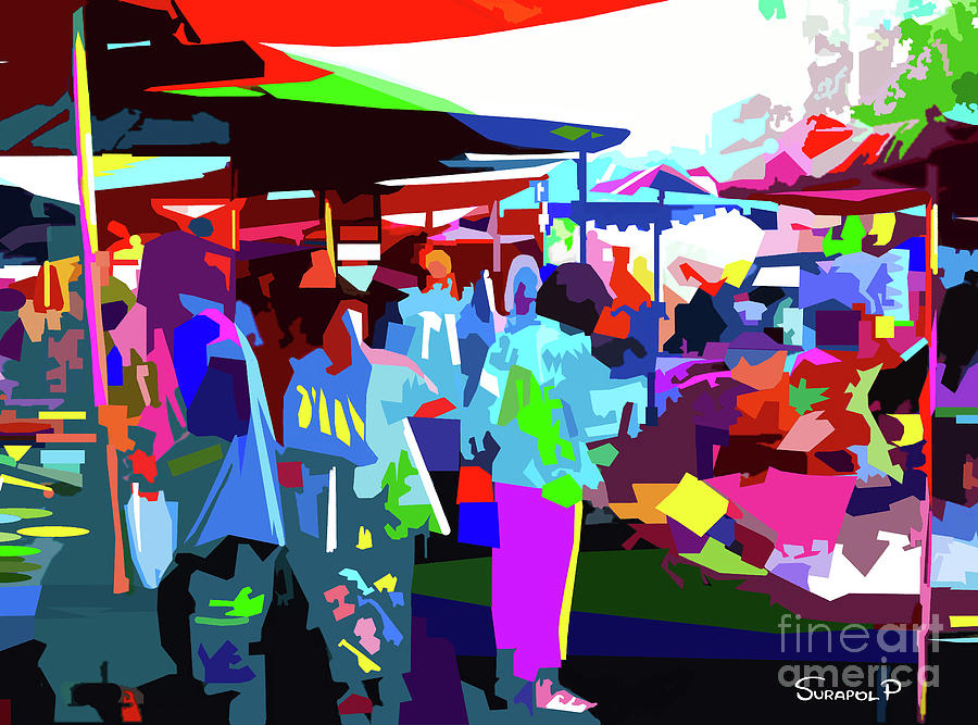 Picture 009 Digital Art by Surapol Pansanit - Fine Art America