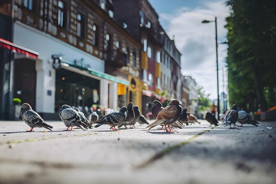 Pigeon Digital Art by Celestina Paul - Fine Art America