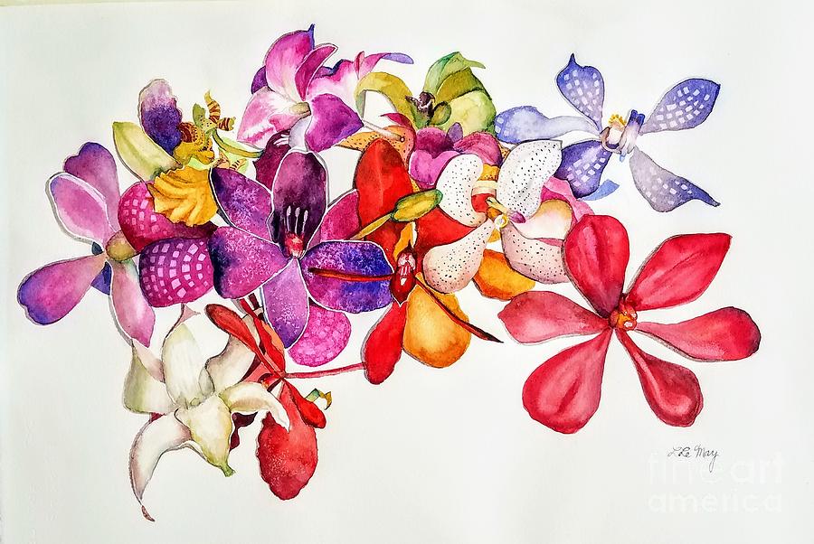 Pile of Petals Painting by Lucy LeMay - Fine Art America