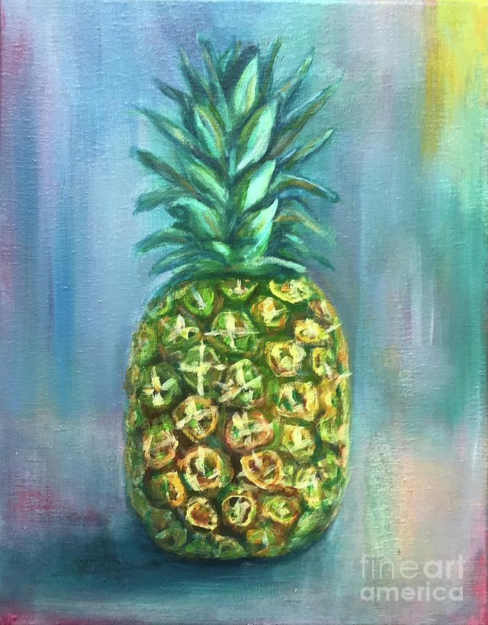 Pineapple Oil Painting