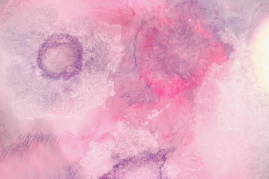 Pink abstract water background Photograph by Iwona Sikorska - Fine Art ...