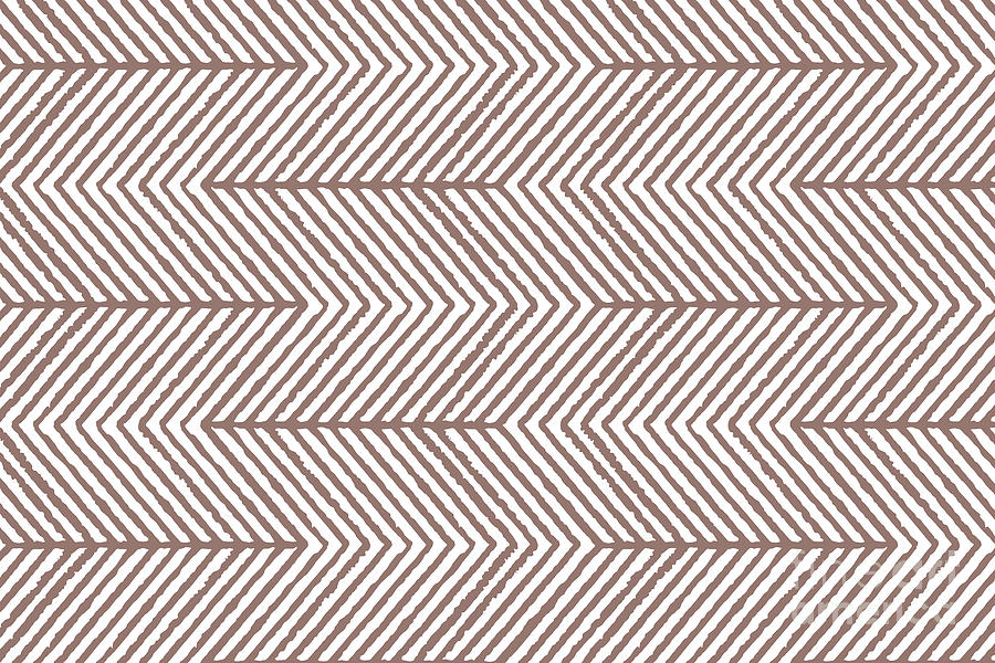 Pink Clay White Abstract Diagonal Chevron Stripe Pattern - 2023 COTY ...