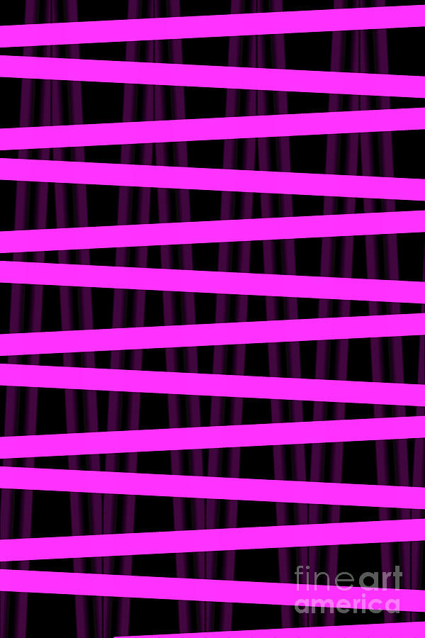 Pink Zig Zag Pattern Digital Art by Jonathan Welch - Fine Art America