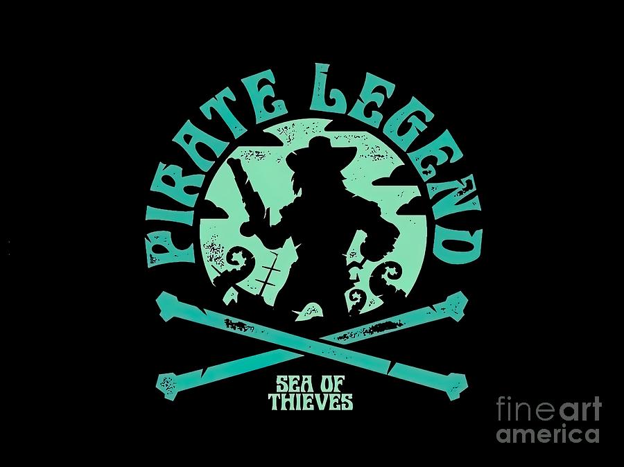Pirate Legend Sea of Thieves Design Painting by Finley Cooper | Pixels