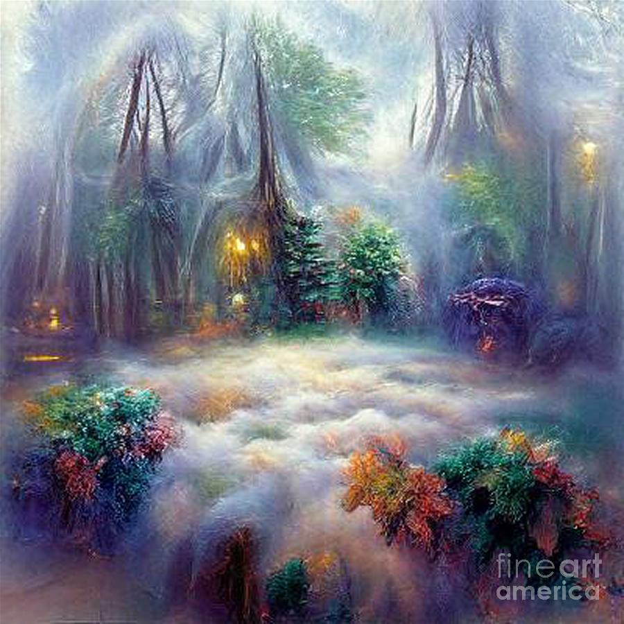 Pixie Forest Dreams Digital Art by Katie Smith | Fine Art America