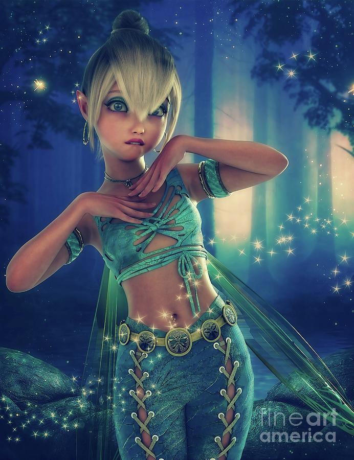 Pixie Digital Art by Sandra Bauser - Fine Art America