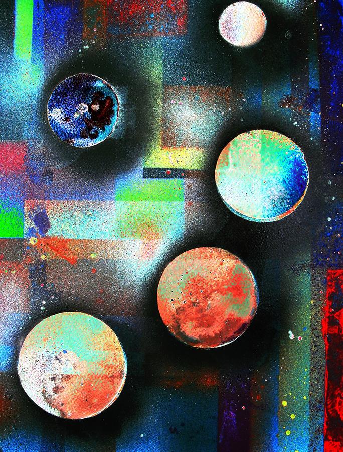 Planets in angular space Photograph by George Hutton Hunter - Fine Art ...