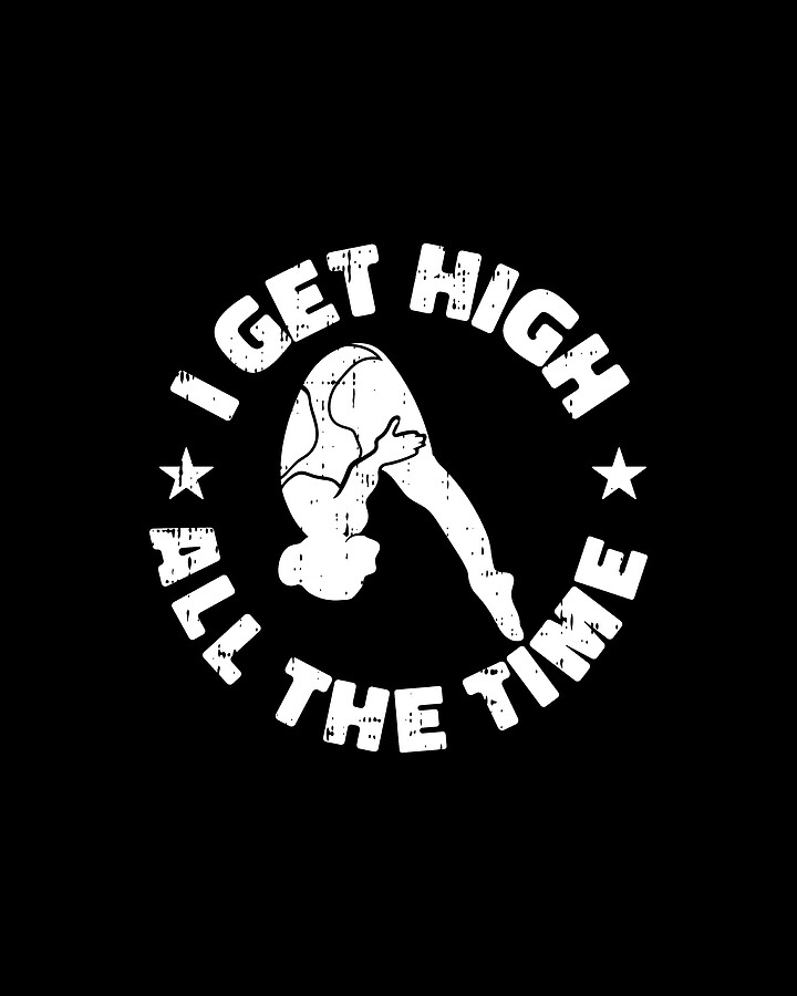 Platform Diver Joke - Springboard Diving Digital Art by Crazy Squirrel ...