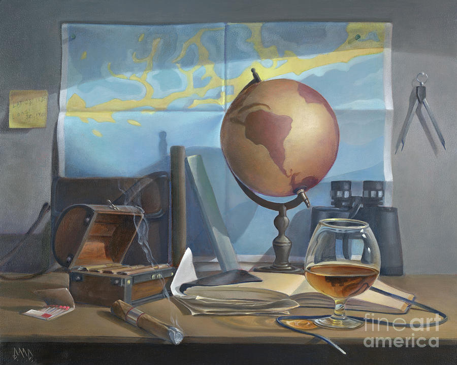 Plotting A Course Painting by Edward Coster - Fine Art America