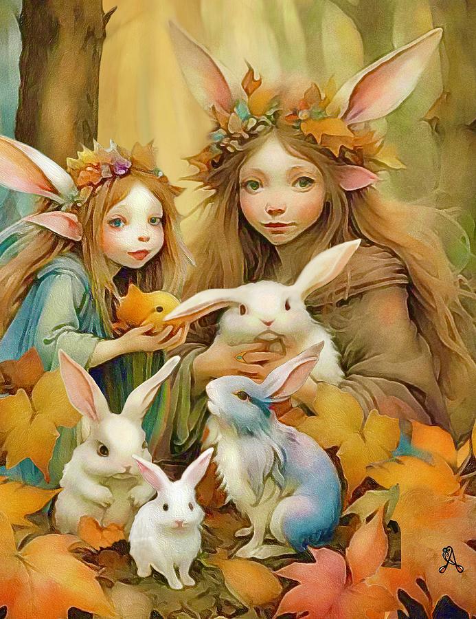Pooka Children Digital Art by Amanda Poe - Fine Art America