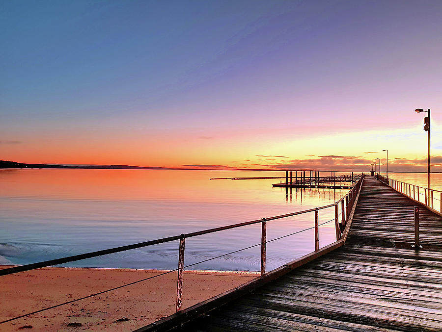 Port Lincoln town jetty Photograph by Robert Claydon - Fine Art America