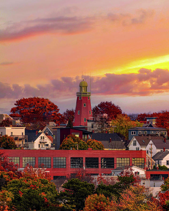 Portland Observatory Photograph by Northern Point Photography - Fine ...