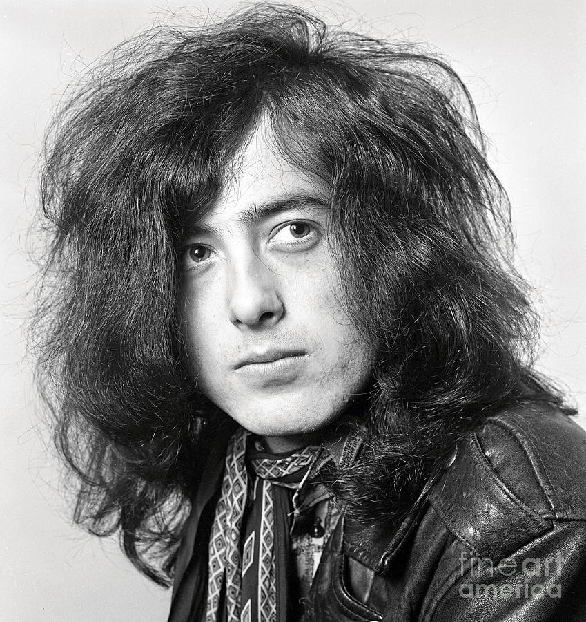 Portrait of Jimmy Page Photograph by Diane Hocker - Fine Art America