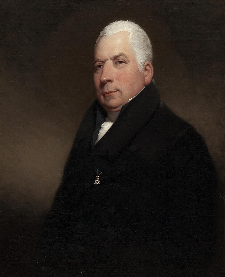 Portrait of Petrus Jacobus Groen van Prinsterer Painting by Charles ...