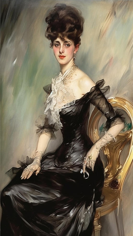 Portrait Of Rita de Acosta Lydig Digital Art by Arthur Huang - Fine Art America