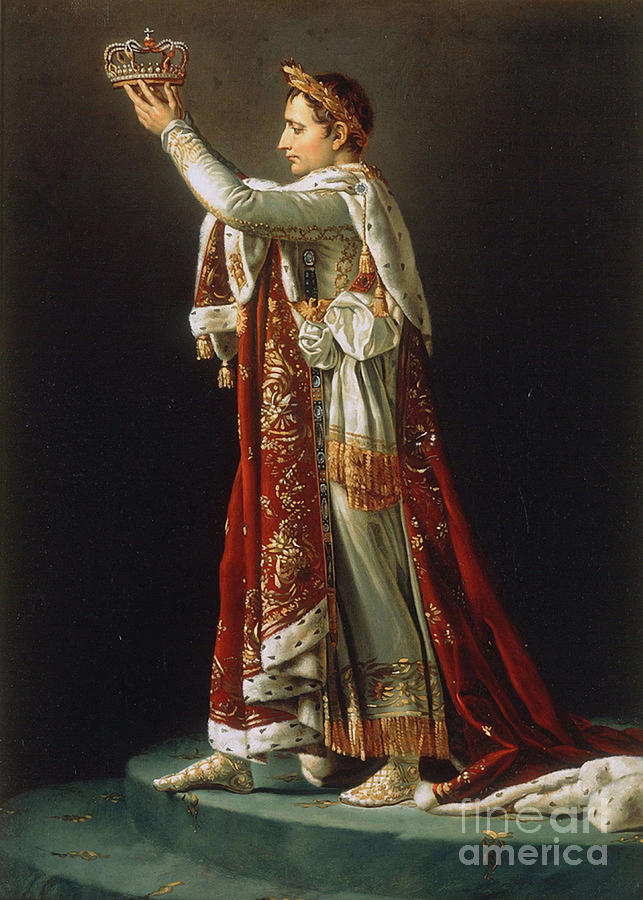 Portrait of the Coronation of Emperor Napoleon by Jacques-Louis David ...