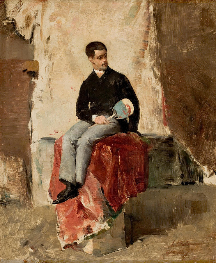 Portrait of the Painter Belmiro de Almeida Painting by Jos Ferraz de Almeida Junior - Pixels