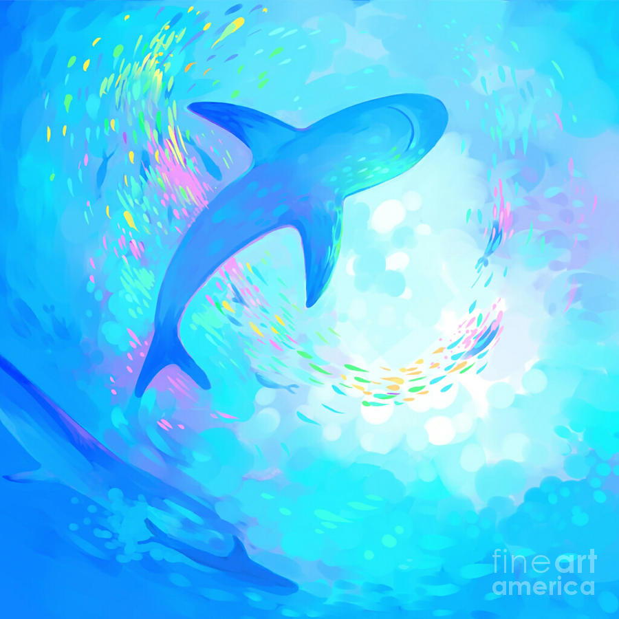 Predatory Sharks Digital Art by Thuan Ngo Ba - Fine Art America
