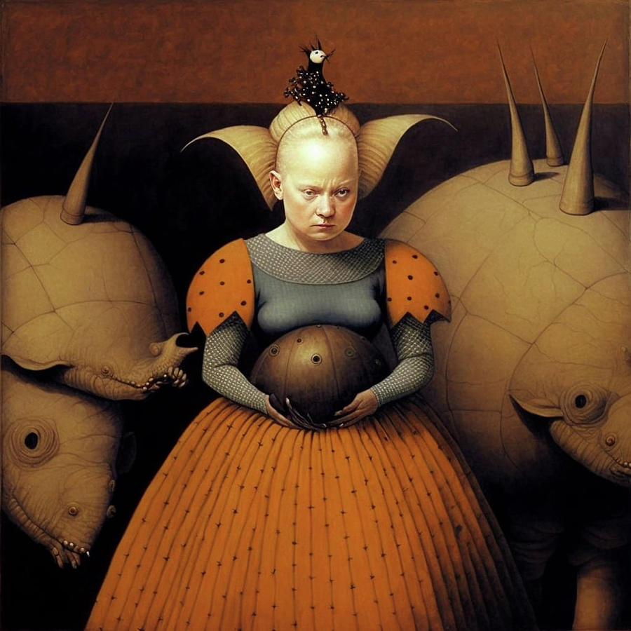 Pregnant Alien Digital Art By Free Artists Association Fine Art America