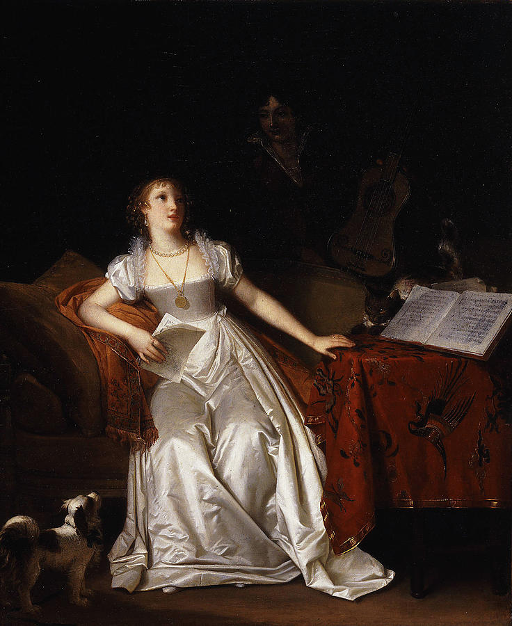 Prelude to a Concert is a Rococo oil on canvas painting Painting by ...