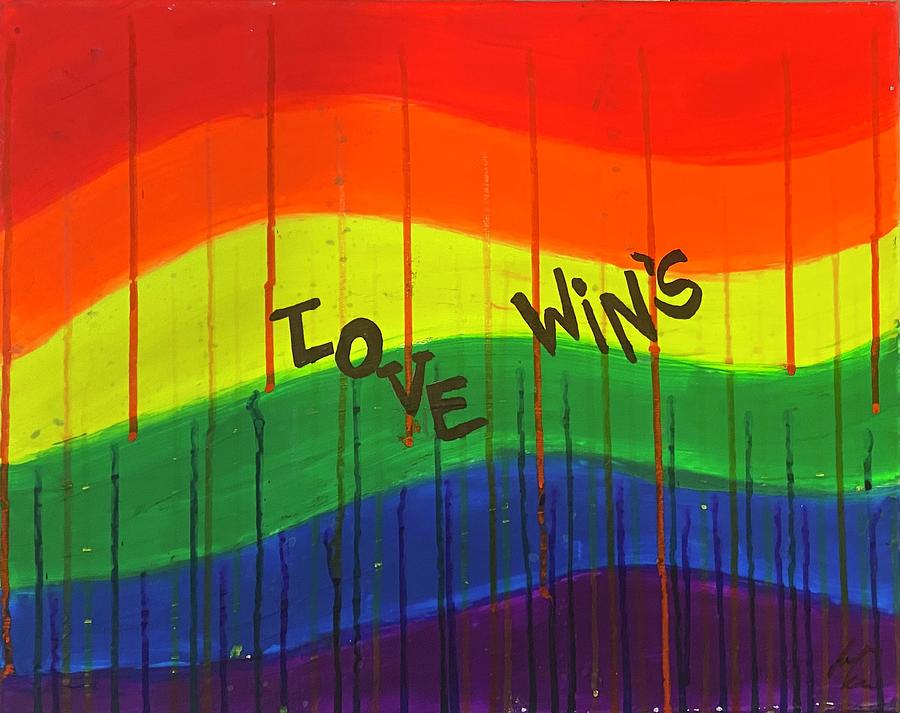 Pride 2021 Painting by Debra Mendes