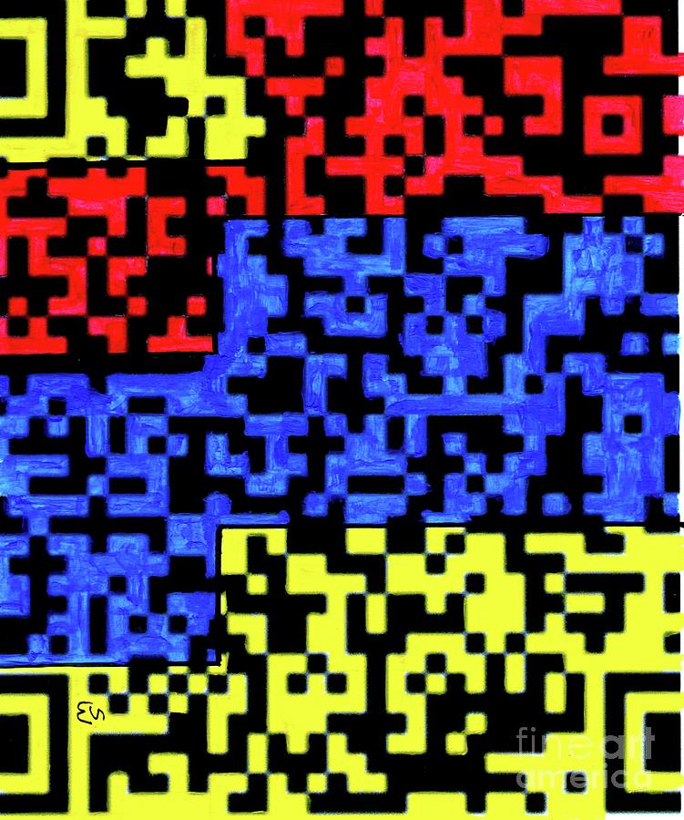 Primary Code Digital Art by Steve Walmsley - Fine Art America