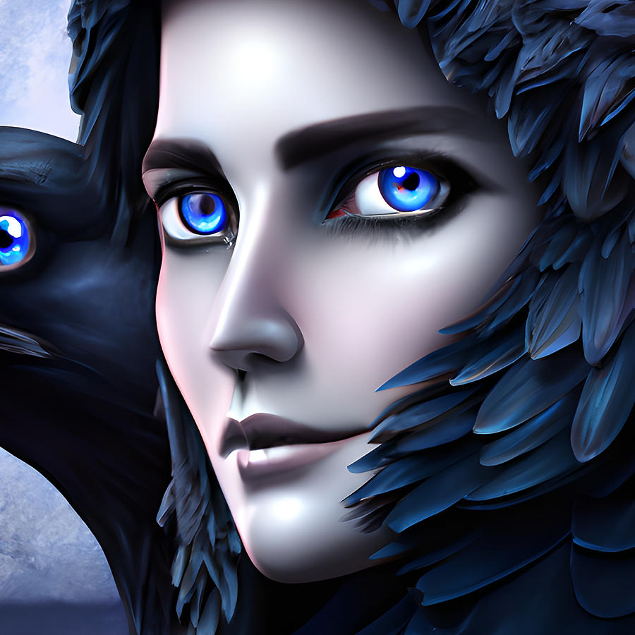 Princess Black Friend of Edgar Allen Poe And The Murder of Crows ...