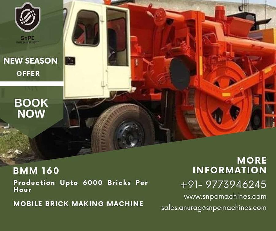 Produce upto 6000 brick within one hour with BMM150-160 Photograph by Snpc Machines - Fine Art ...