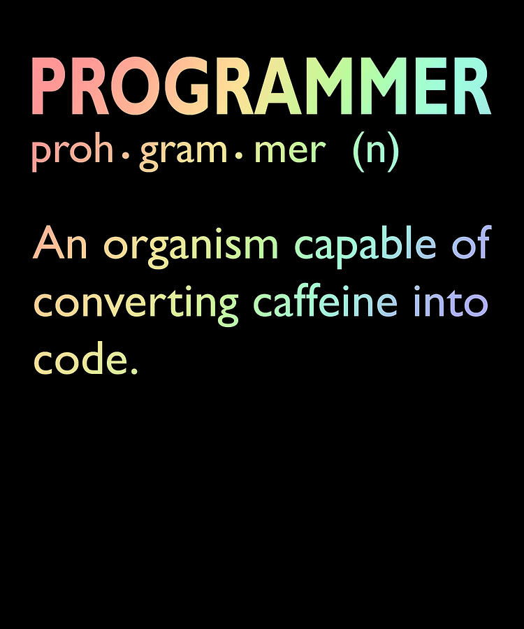 Programmer Computer Convert Caffeine To Code Drawing By Kanig Designs Pixels