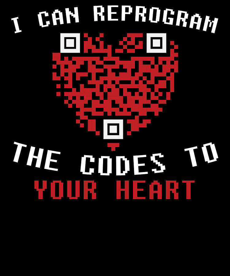Programmer Heart Coder Software Engineer Programming Coding Digital Art By Crazy Squirrel Fine