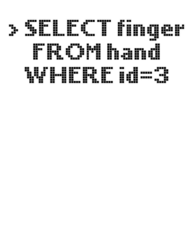 Programmer Humor Seclect Finger From Hand Where Id3 Computer Programmer T Drawing By Kanig