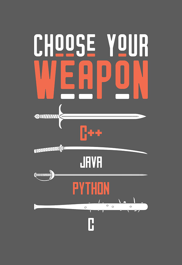 Programmer Python Java C Digital Art by Mercoat UG Haftungsbeschraenkt ...